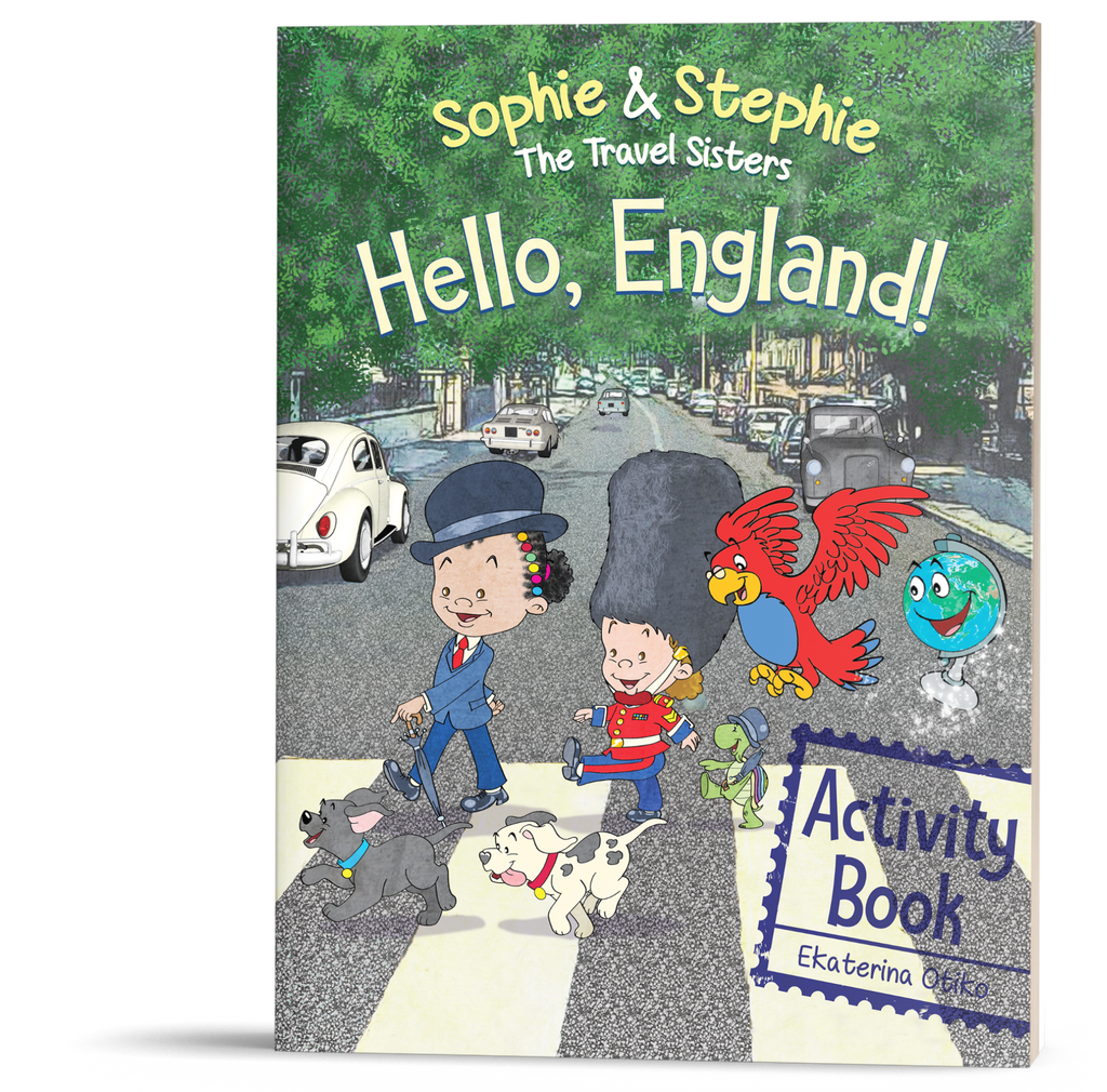 Hello, England! Activity Book – Sophie and Stephie